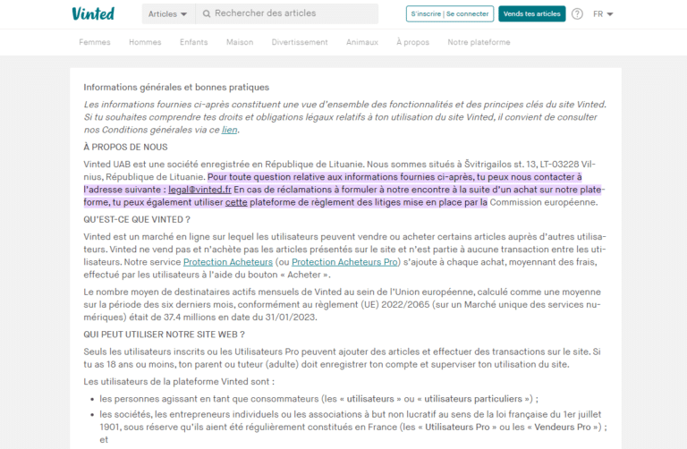 Contacter service client Vinted : guide ultime